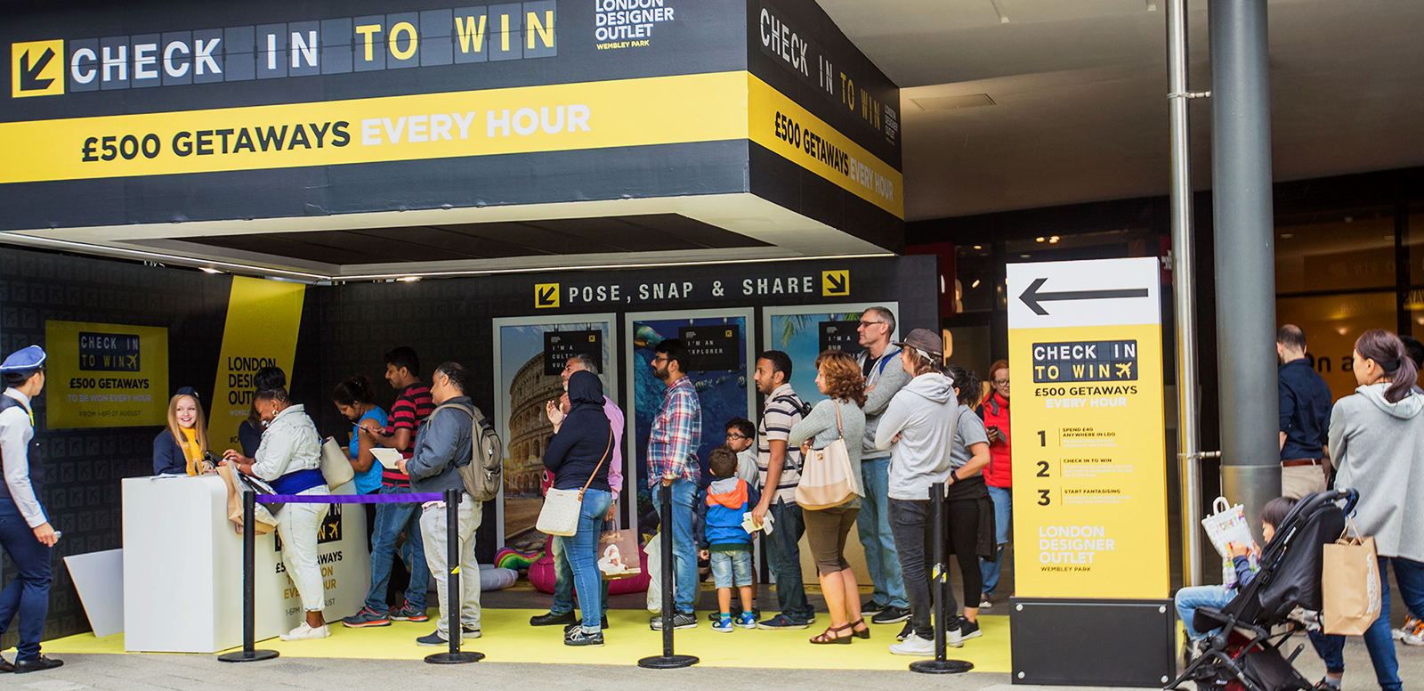 London Designer Outlet launches Check In To Win - IPM Bitesize