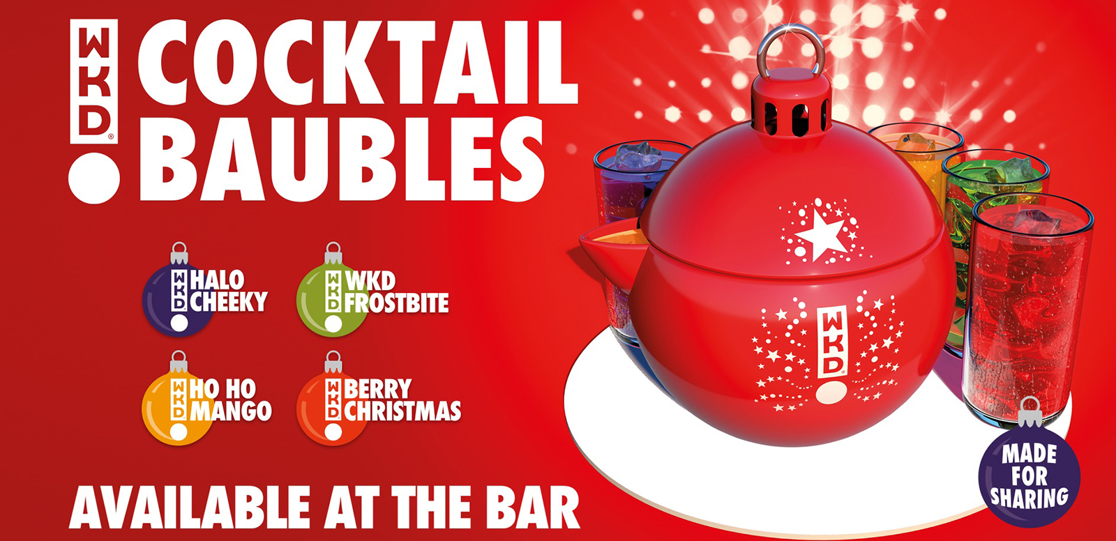 WKD reveals giant cocktail baubles for Christmas - IPM Bitesize