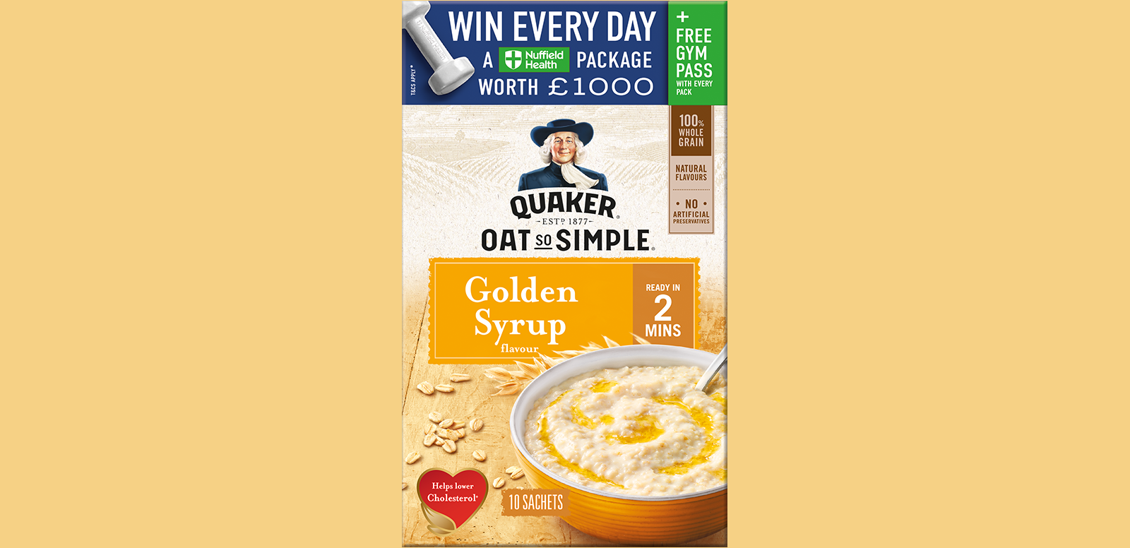 Quaker Oats offers consumers the chance to win a Nuffield Health ...