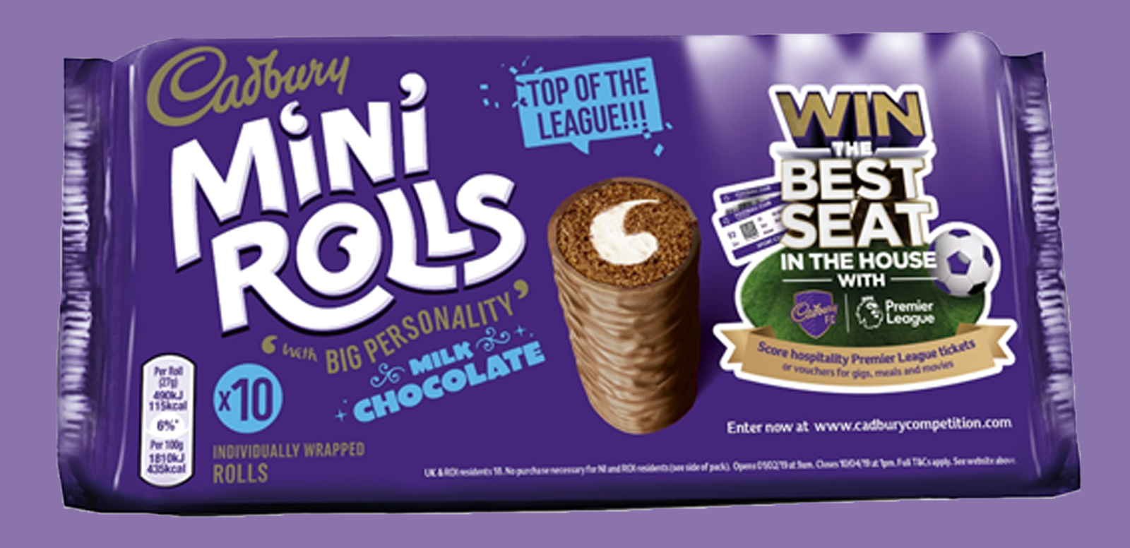 Cadbury Mini Rolls launches Premier League on-pack activation - IPM ...
