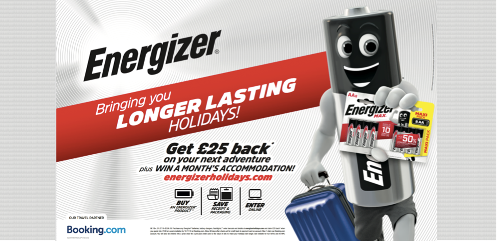 Energizer partners with Booking.com to offer consumer longer lasting ...