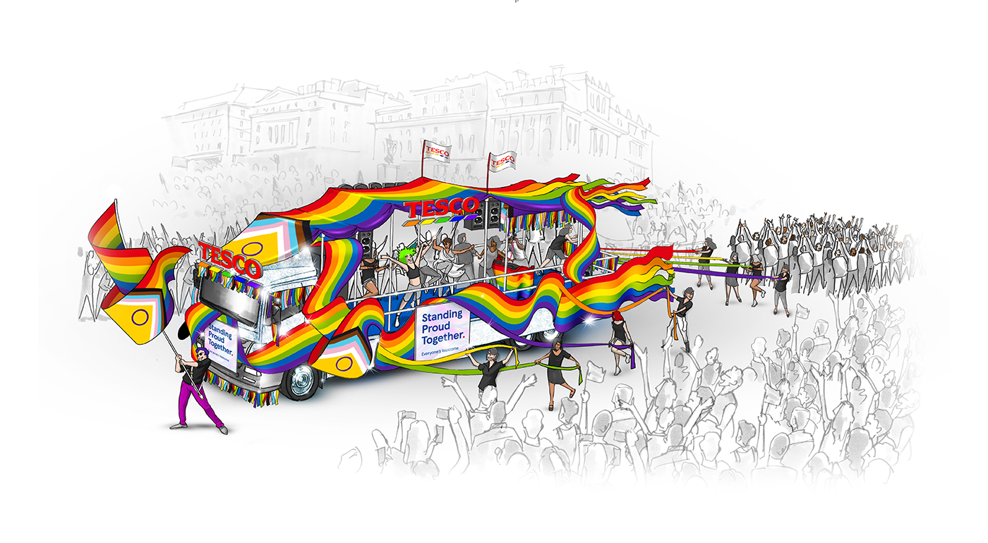 N2O and Tesco Stand Proud Together at London and Brighton Pride with ...